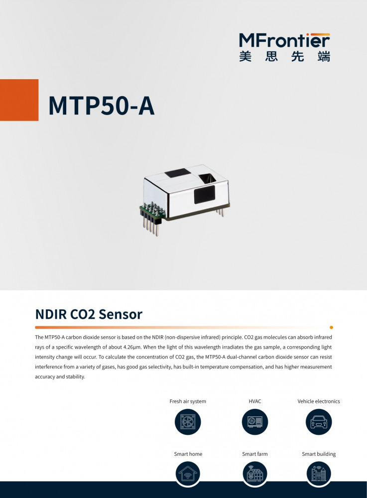 MTP50-A product document, page 1