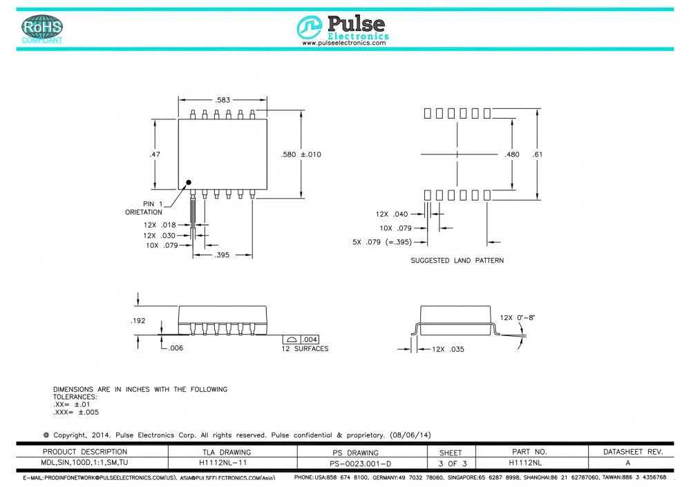 H1112NLT datasheet sheet 3