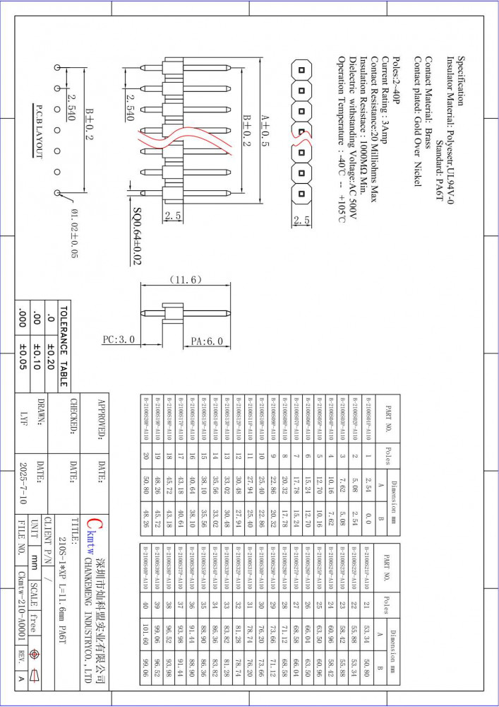 Ckmtw B-2100S14P-A110 specification page 2