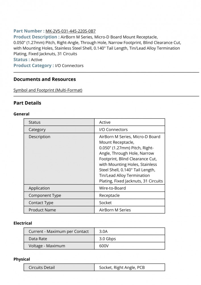 Product document image, page 1