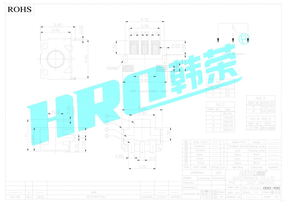 K2-1812SA-F3DW-04 technical drawing preview