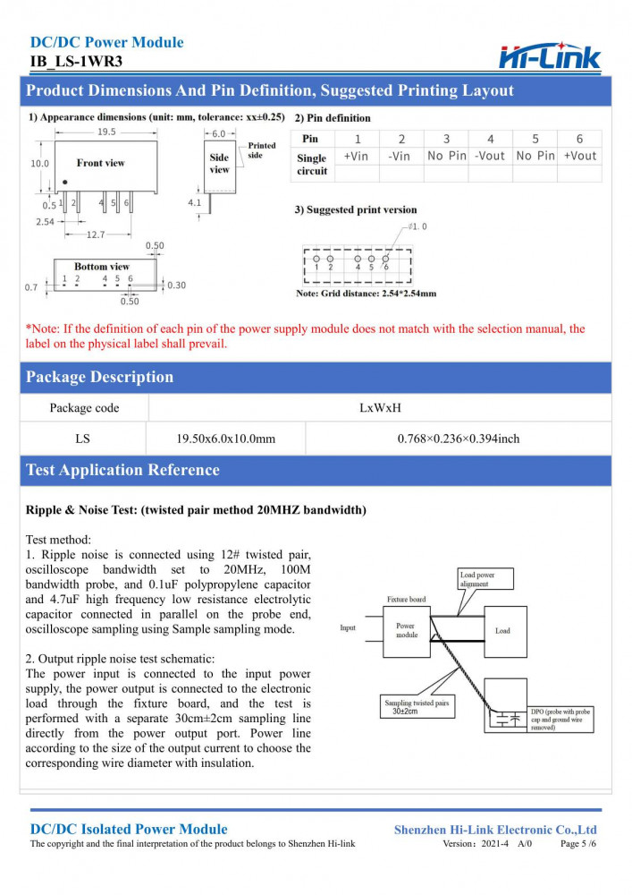 IB1205LS-1WR3L datasheet page 5