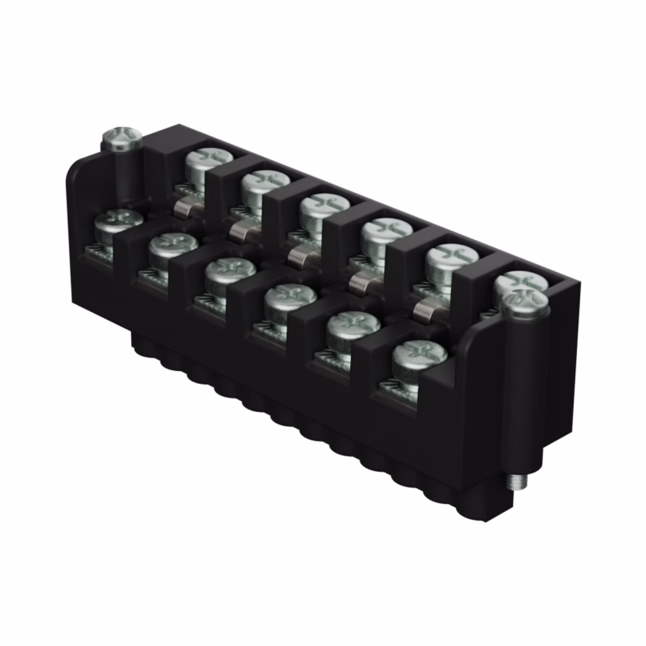 5.08mm Pitch Beau EuroMate Pluggable Terminal Block, Dual Level, 90° Wire Entry, with Retention Screws, 12 Circuits for sale