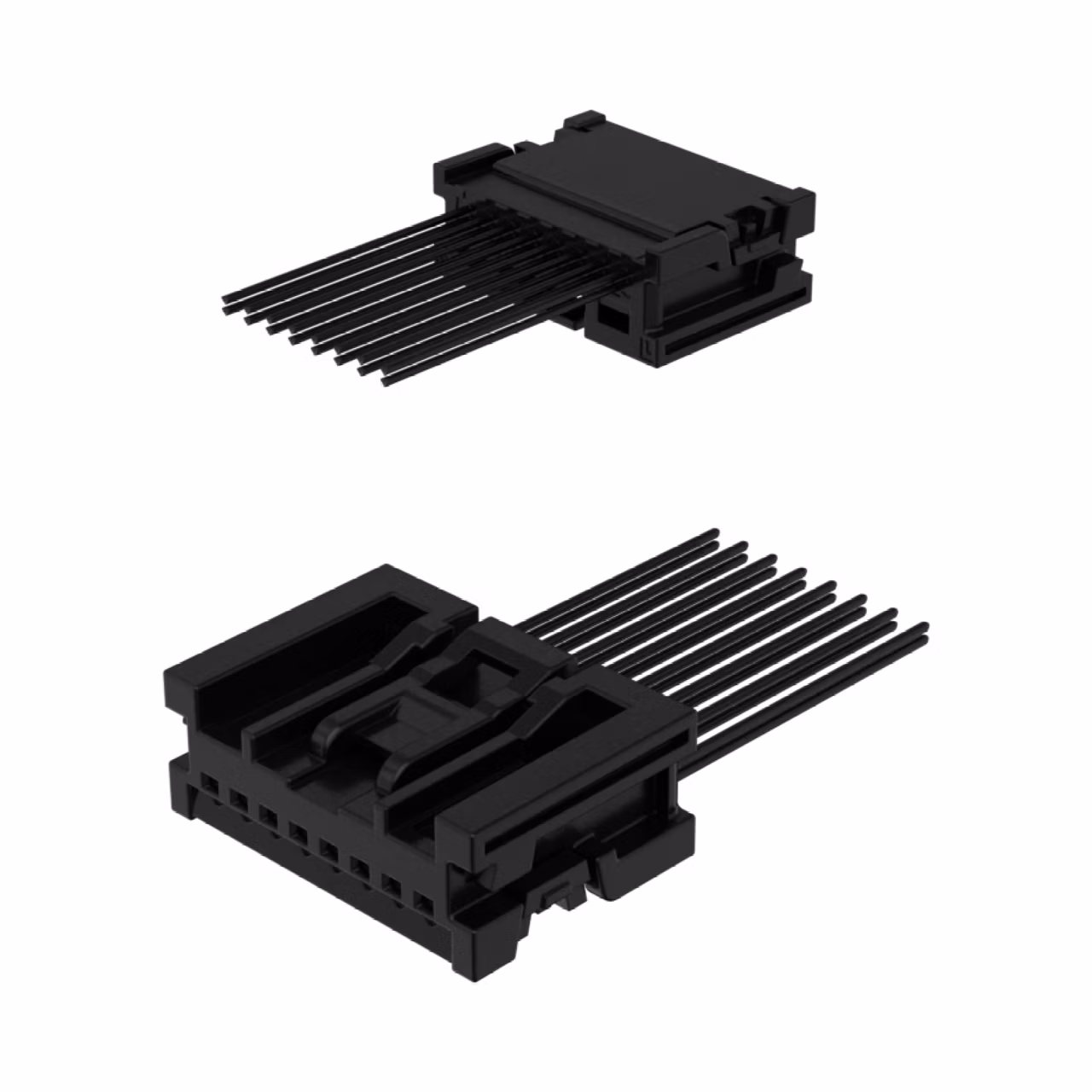 Mini50-to-Mini50 Off-the-Shelf (OTS) Cable Assembly, 2.00mm Pitch, Single Row, 600.00mm Length, 8 Circuits, Black for sale