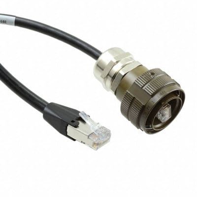 CINCH C-RJFTV5E1706PG10 Modular Ethernet Cable (RJ45/RJ11)