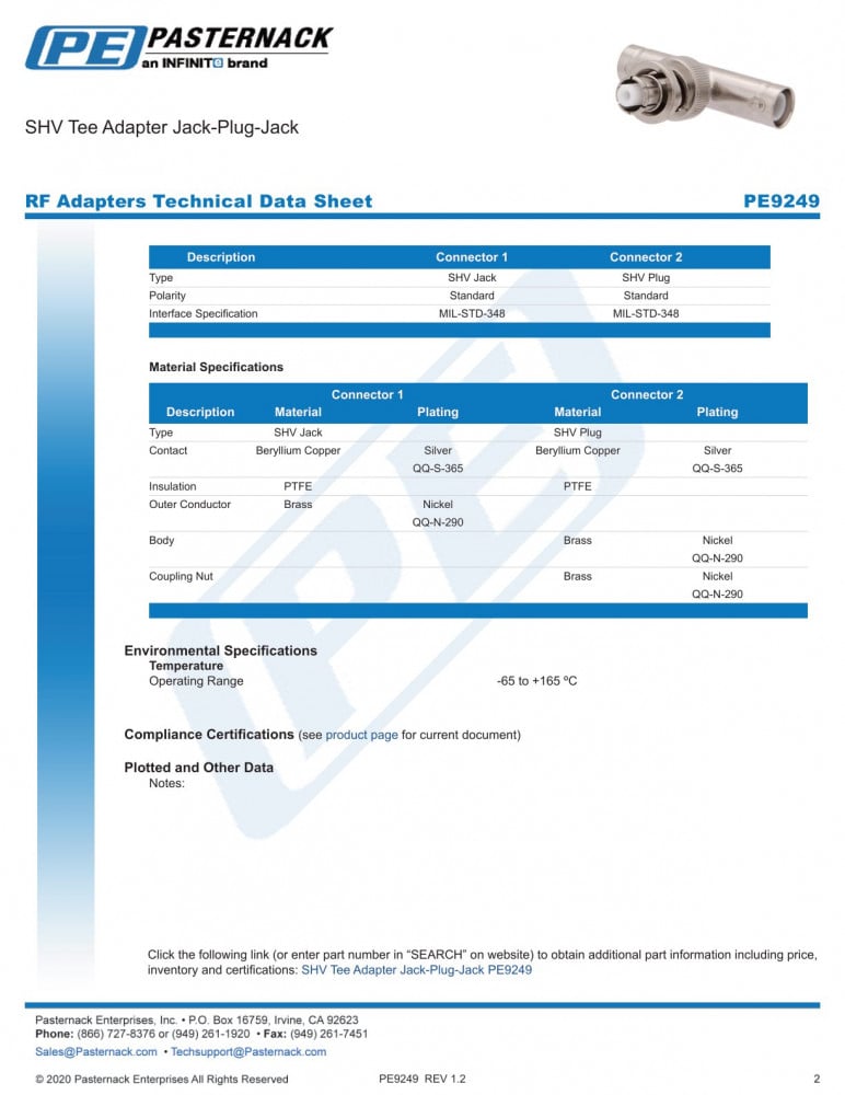 PE9249 datasheet page 2