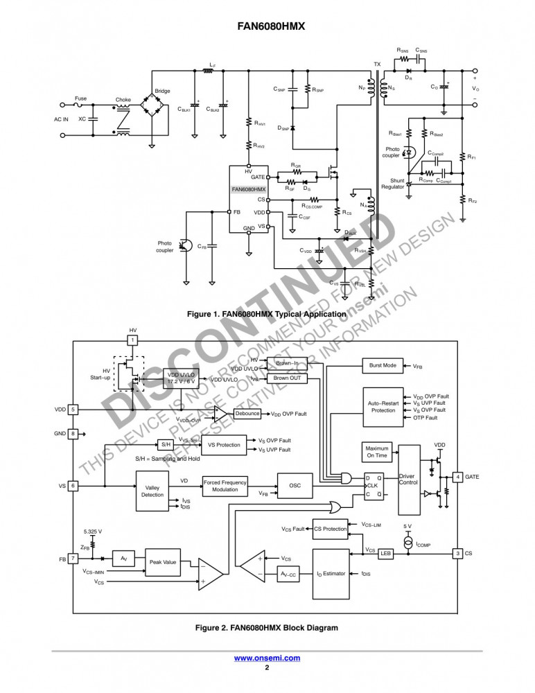 FAN6080H datasheet page 2