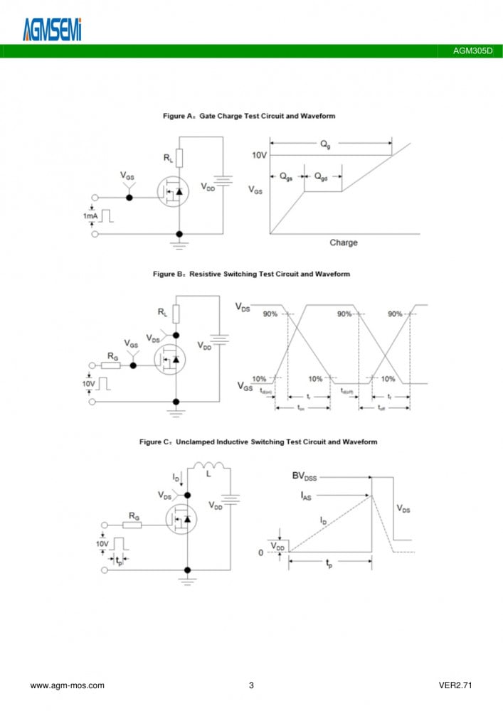 AGM305D datasheet page 3