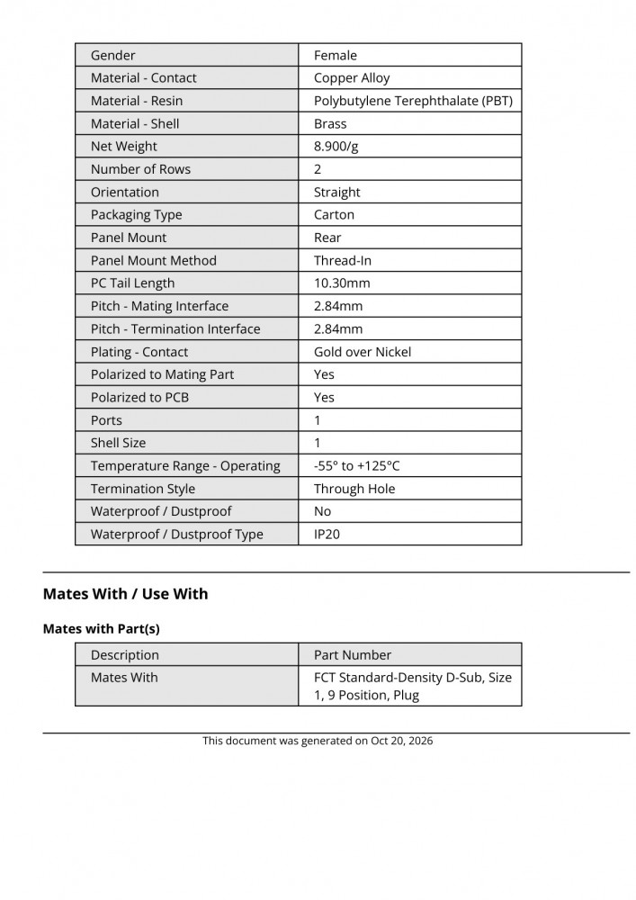 MOLEX 1731140506 product drawing preview, page 3