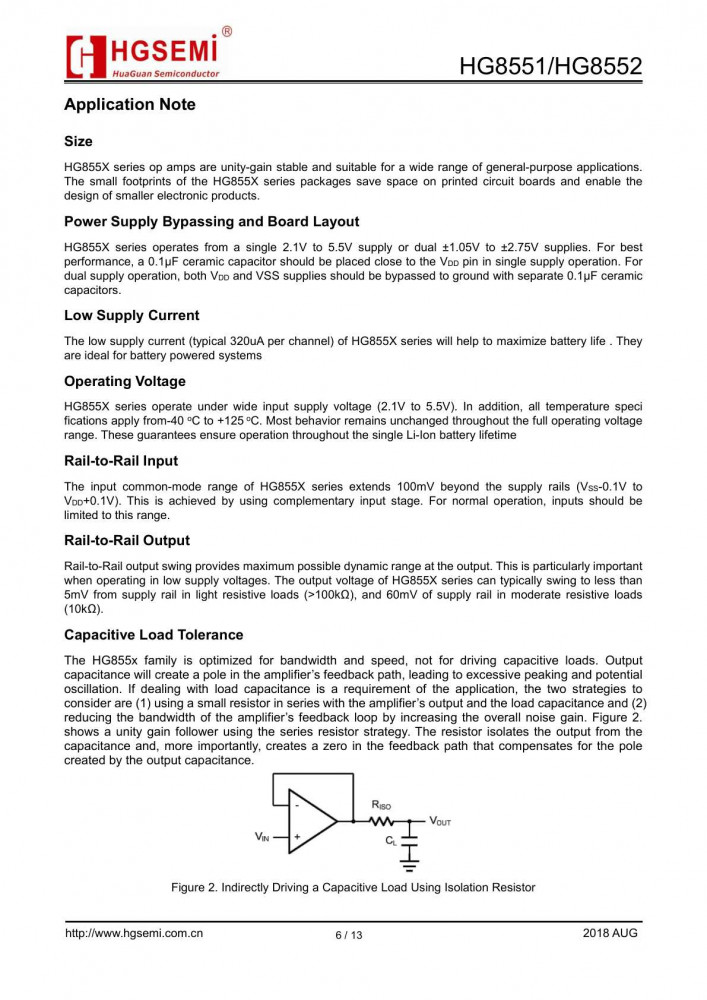 HG8552CM/TR datasheet page 6