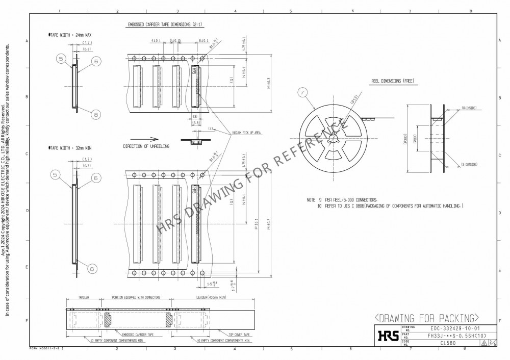 HRS FH33J technical drawing page 2