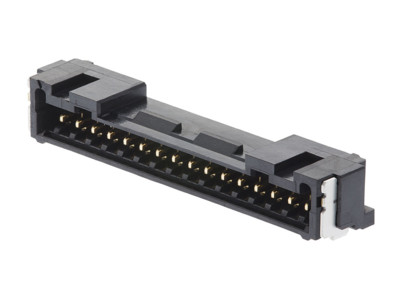 1.25mm Pitch, Micro-Lock Plus PCB Header, Single Row, Right-Angle, Surface Mount, 0.38µm Gold Plating, Positive Lock, 13 Circuits, Red