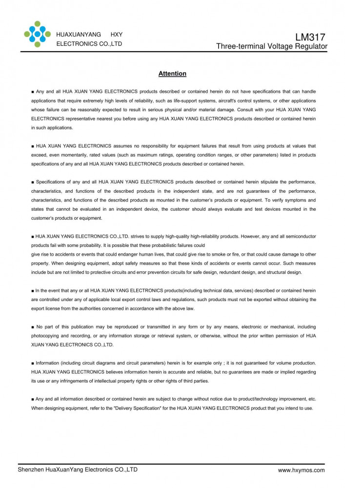 LM317 datasheet page 4