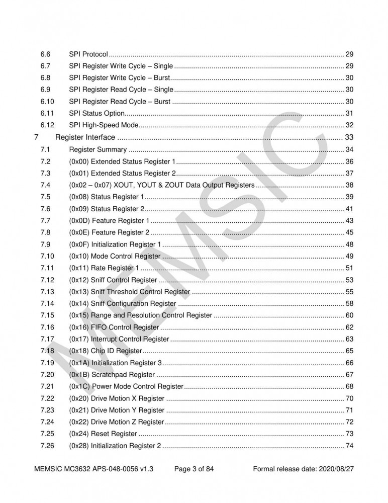 MC3632 technical document page 3