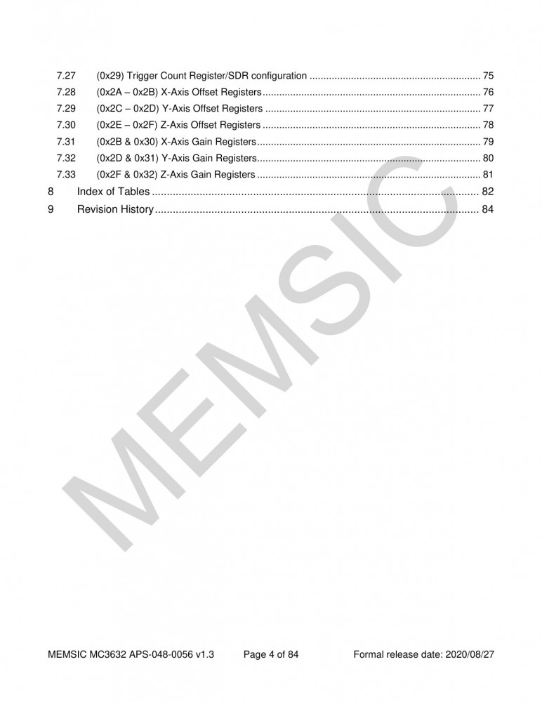 MC3632 technical document page 4