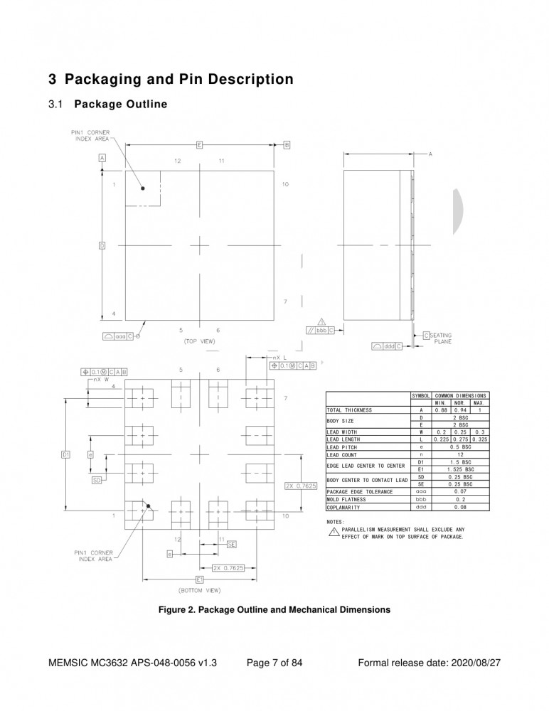 MC3632 technical document page 7