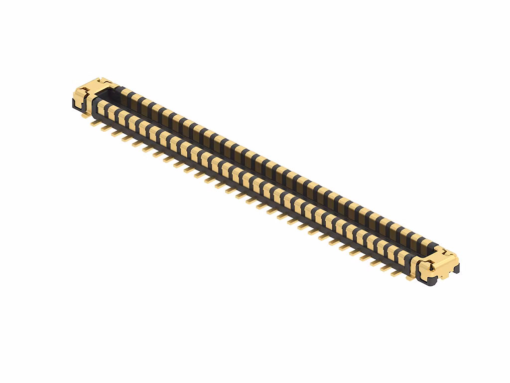 SlimStack Board-to-Board Receptacle, 0.35mm Pitch, ACB6+ Series, 0.60mm Mated Height, 1.90mm Mated Width, 54 Circuits, 1 Reel/Carton