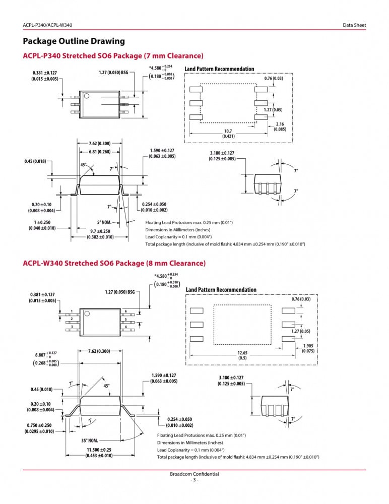 ACPL-W340 datasheet page 3