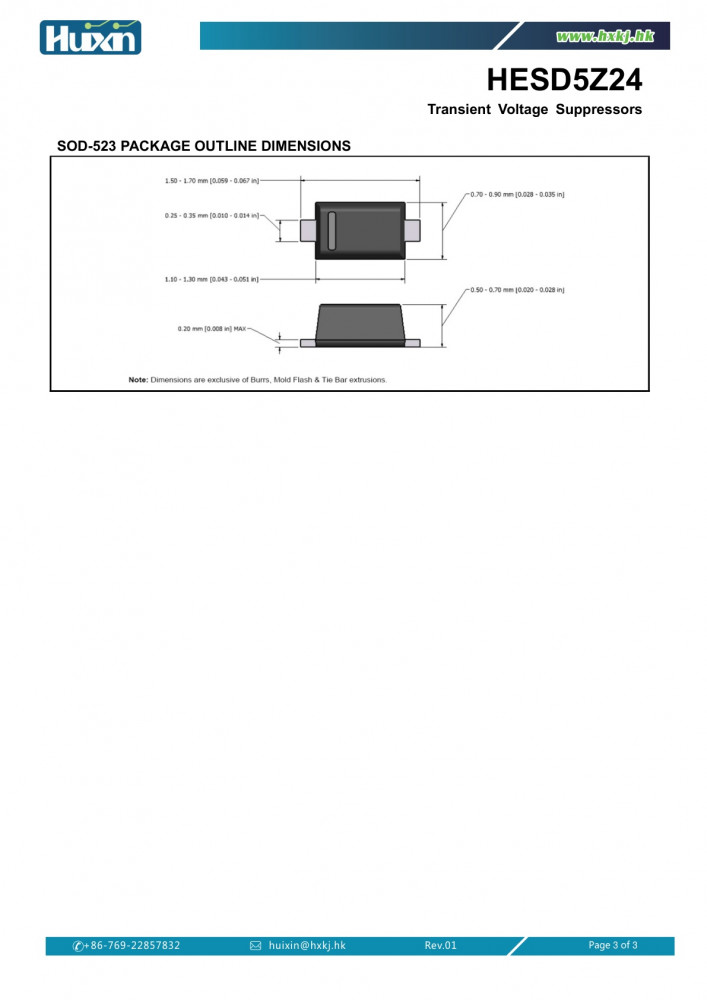 HESD5Z24 technical document page 3