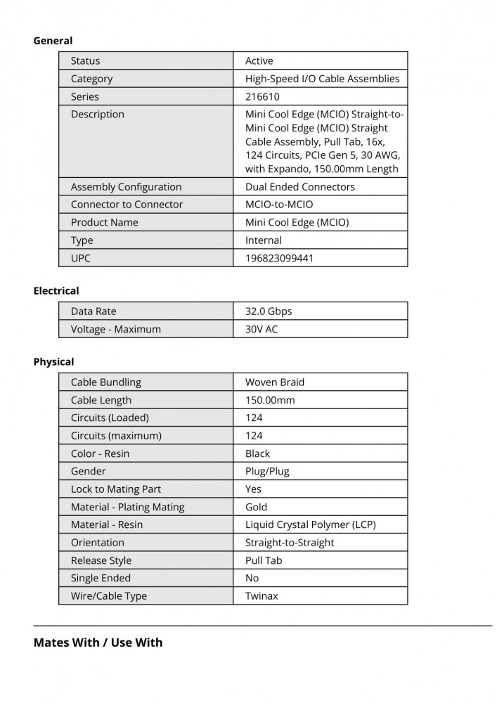 MOLEX 2166101125 product document image 2