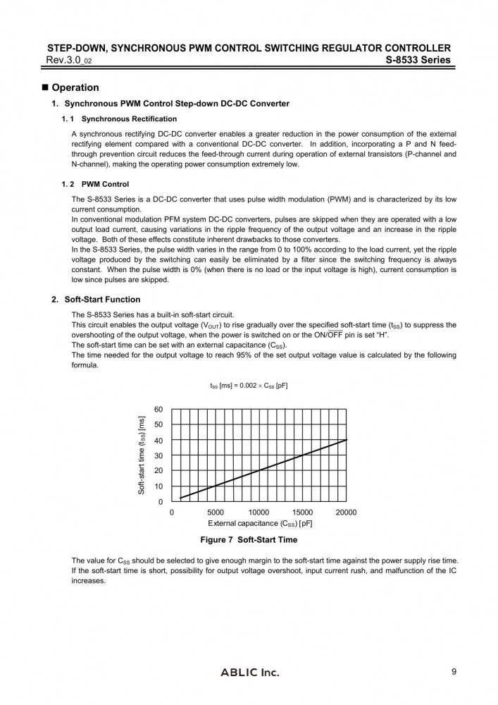 S-8533A30AFT-TB-G datasheet page 9
