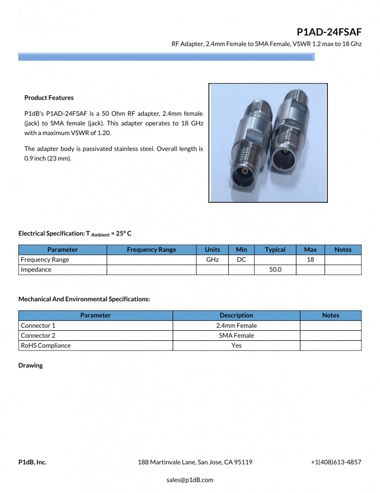 P1AD-24FSAF product documentation image 1