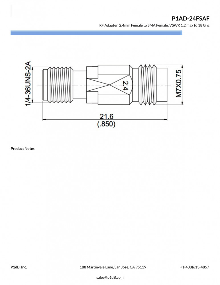 P1AD-24FSAF product documentation image 2