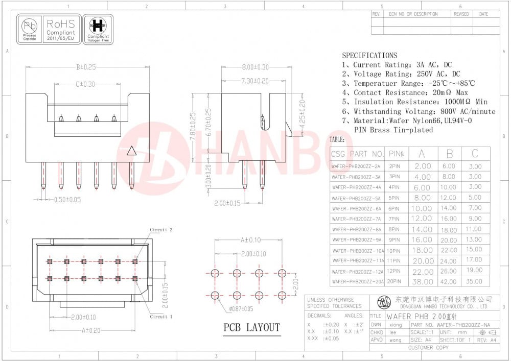 WAFER-PHB200WT-8A technical document page 3