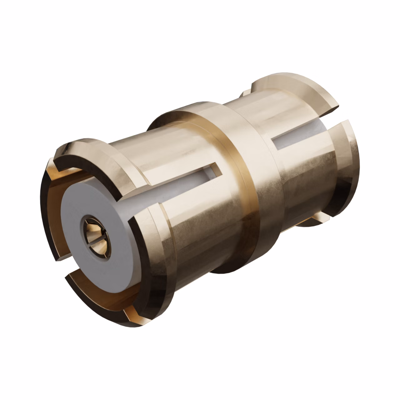 SMP Jack-to-SMP Jack Adapter, Straight, 5.43mm Length, Tray, 50 Ohms for sale