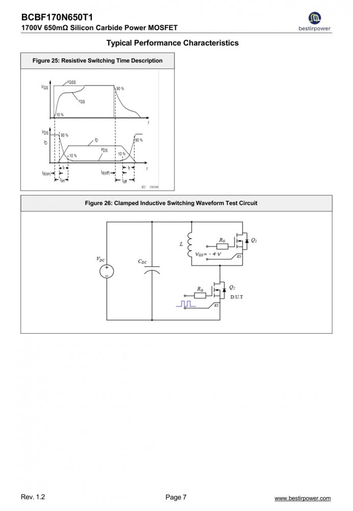 BCBF170N650T1 datasheet page 7