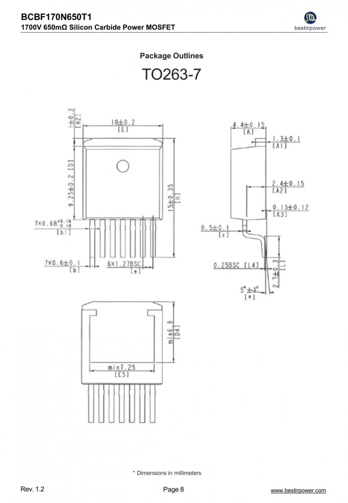 BCBF170N650T1 datasheet page 8