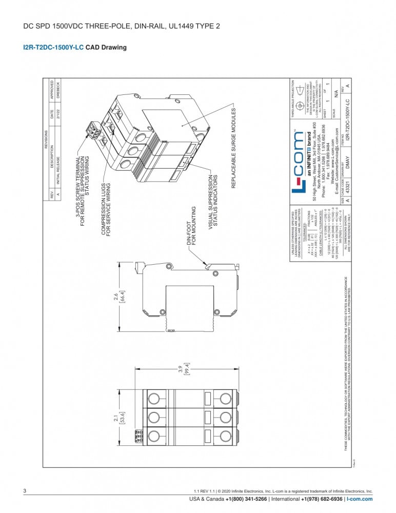 I2R-T2DC-1500Y-LC product documentation page 3
