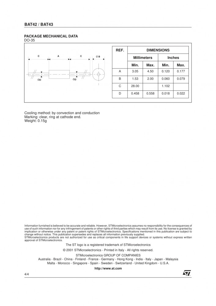 BAT43 technical document page 4