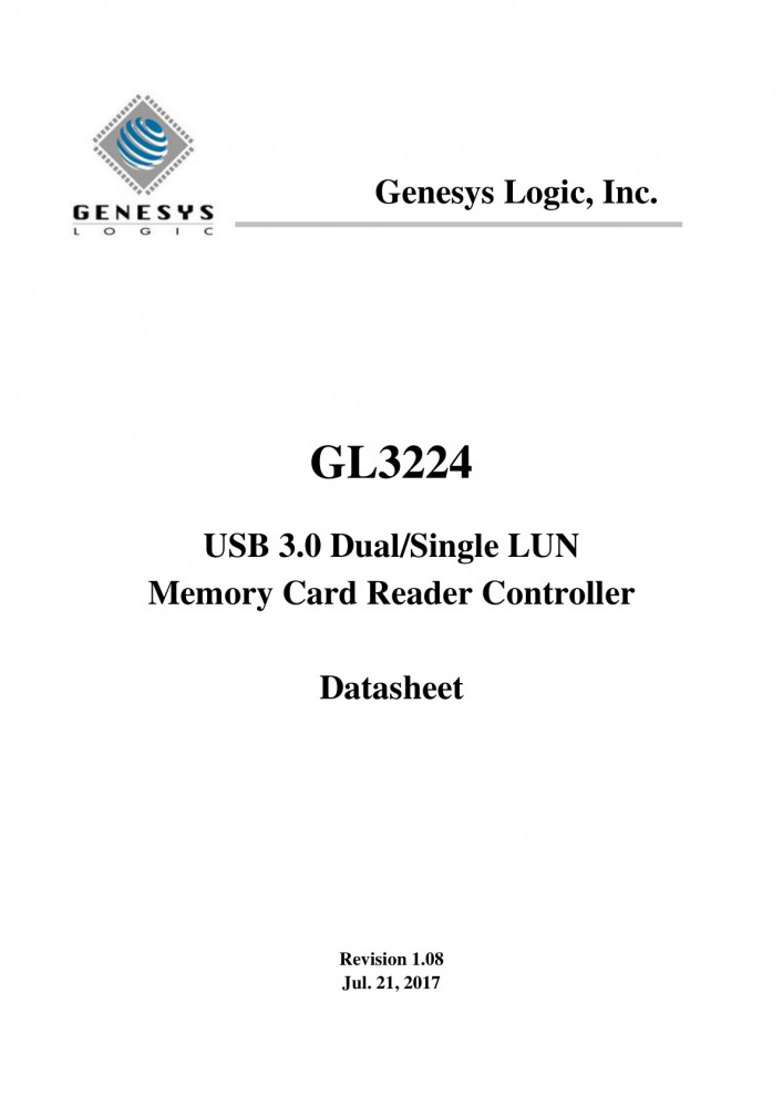 GL3224 datasheet page 1