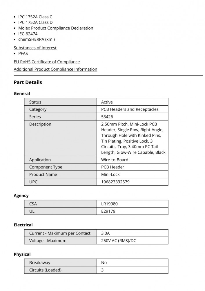 MOLEX 534269031 technical document image 2