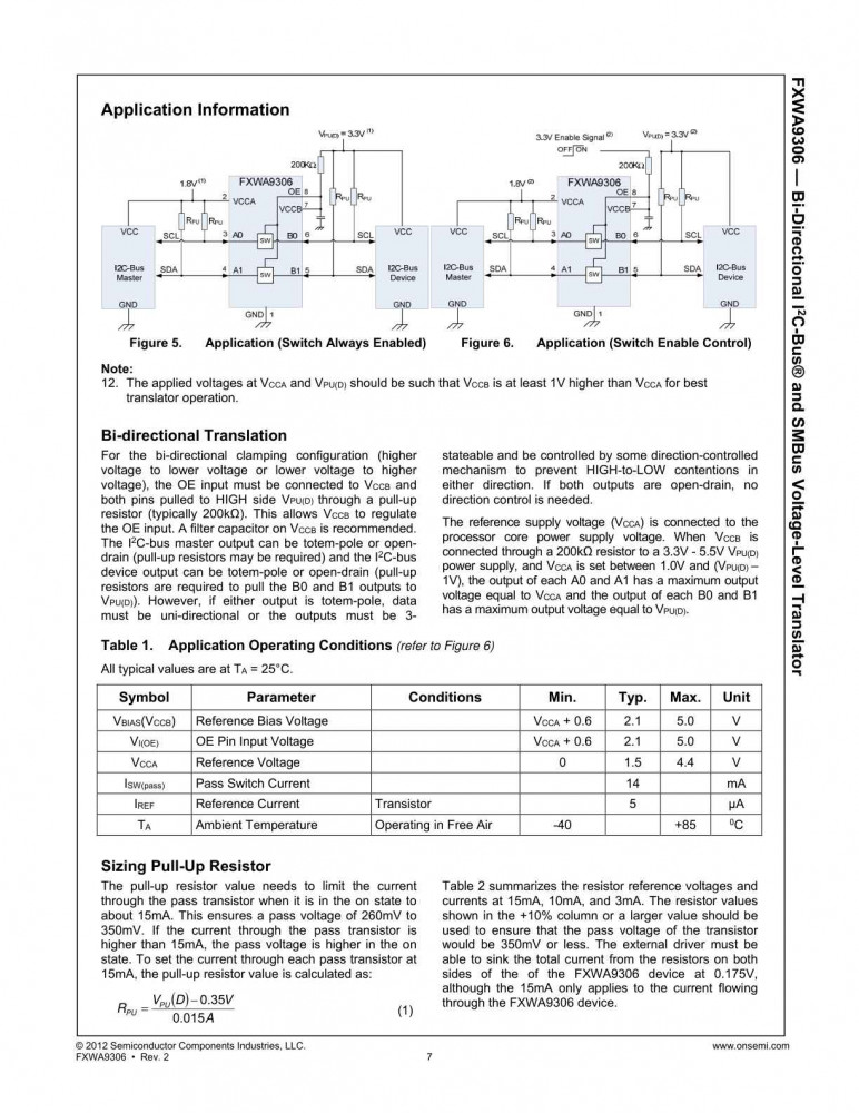 FXWA9306 datasheet page 8