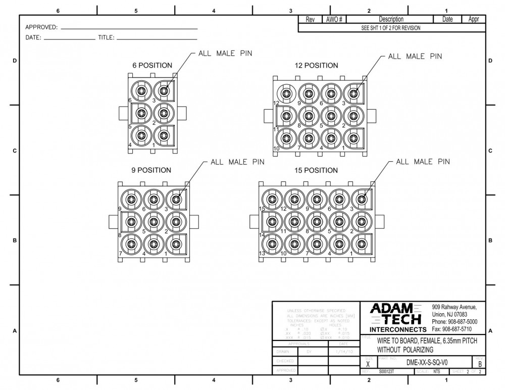 DME-06-S-P-SQ-V0 datasheet page 2
