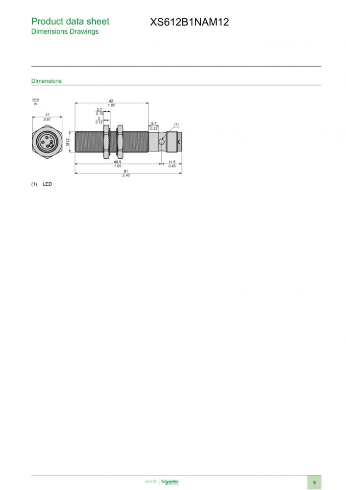 XS612B1NAM12 technical document page 3