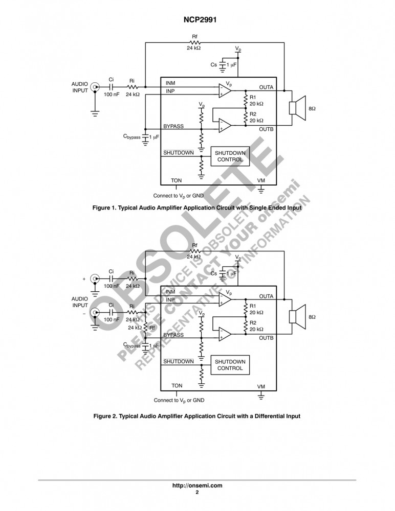 NCP2991 datasheet page 2