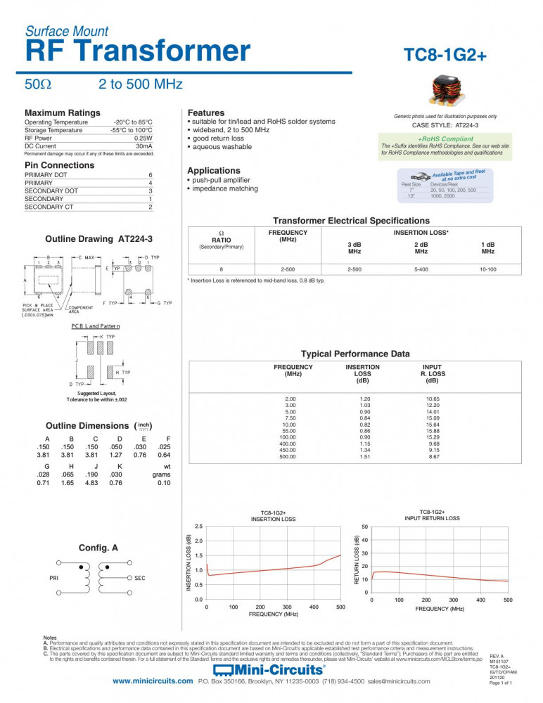 TC8-1G2+ technical document page