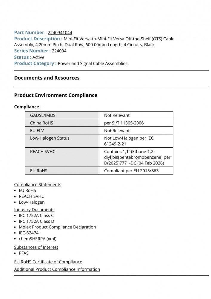 Product document preview, page 1