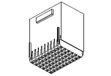 Insertion Module for Advanced Mate Signal Header, 6-Row by 10-Wide, 20.00mm for sale
