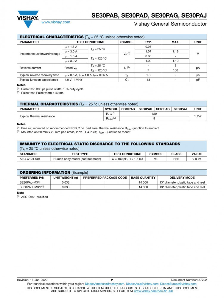 SE30PA technical document page 2