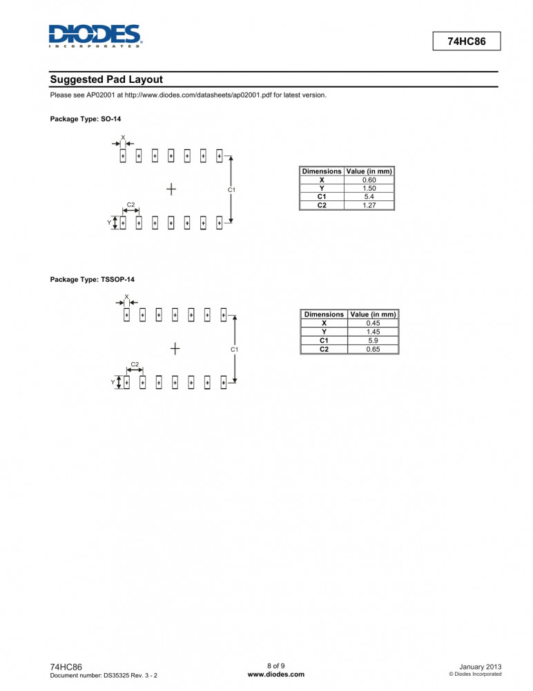 74HC86T14-13 datasheet page 8