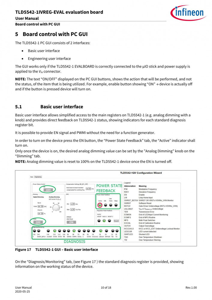 TLD5542-1IVREG-EVAL manual page 10