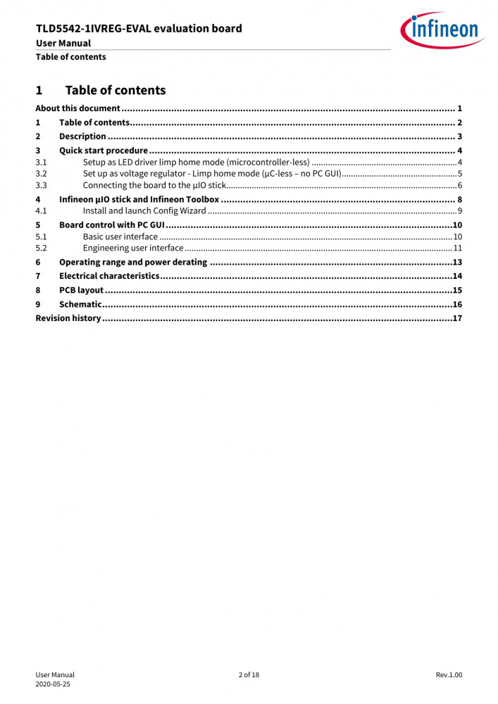 TLD5542-1IVREG-EVAL manual page 2