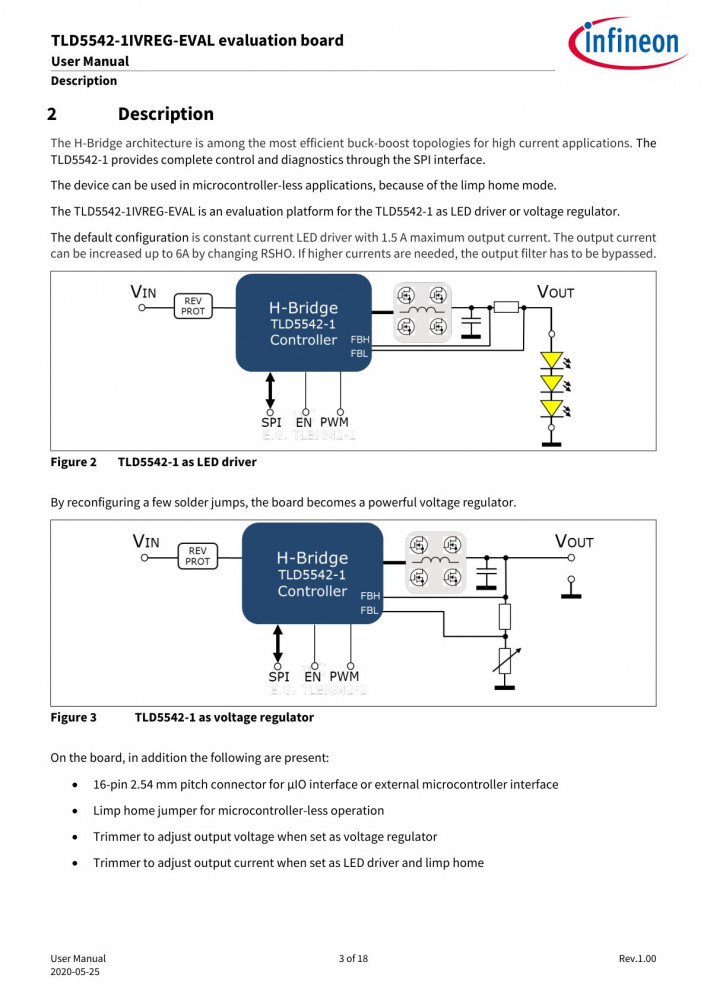 TLD5542-1IVREG-EVAL manual page 3