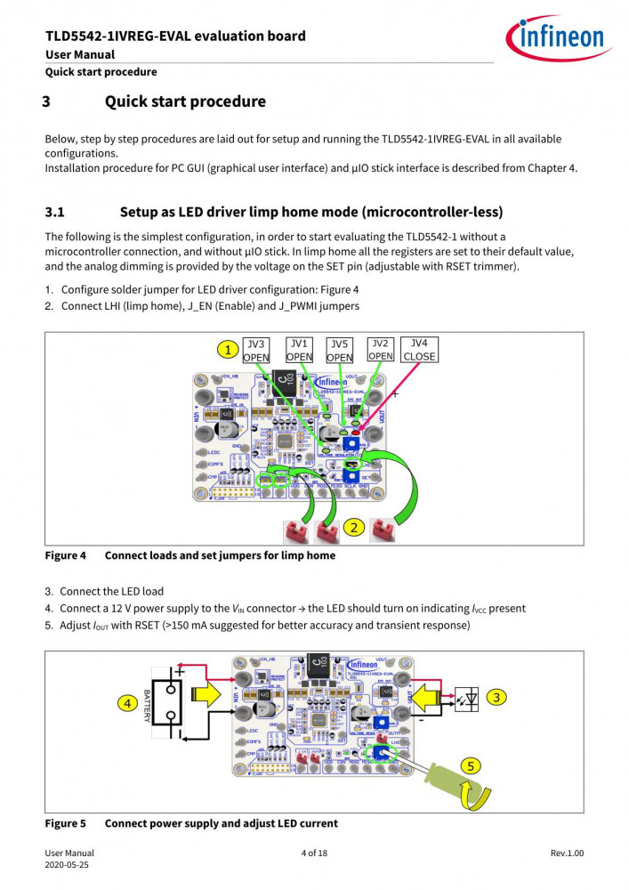 TLD5542-1IVREG-EVAL manual page 4