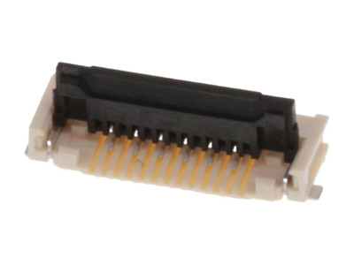 Easy-On FFC/FPC Connector, 1.00mm Pitch, 1.90mm Height, Single Bottom Contact (FS19), Right-Angle, Surface Mount, ZIF, 4 Circuits, Tin-Bismuth Plating
