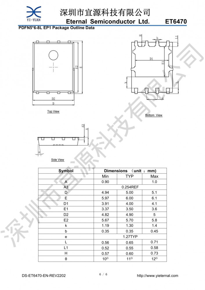 ET6470 datasheet page 6